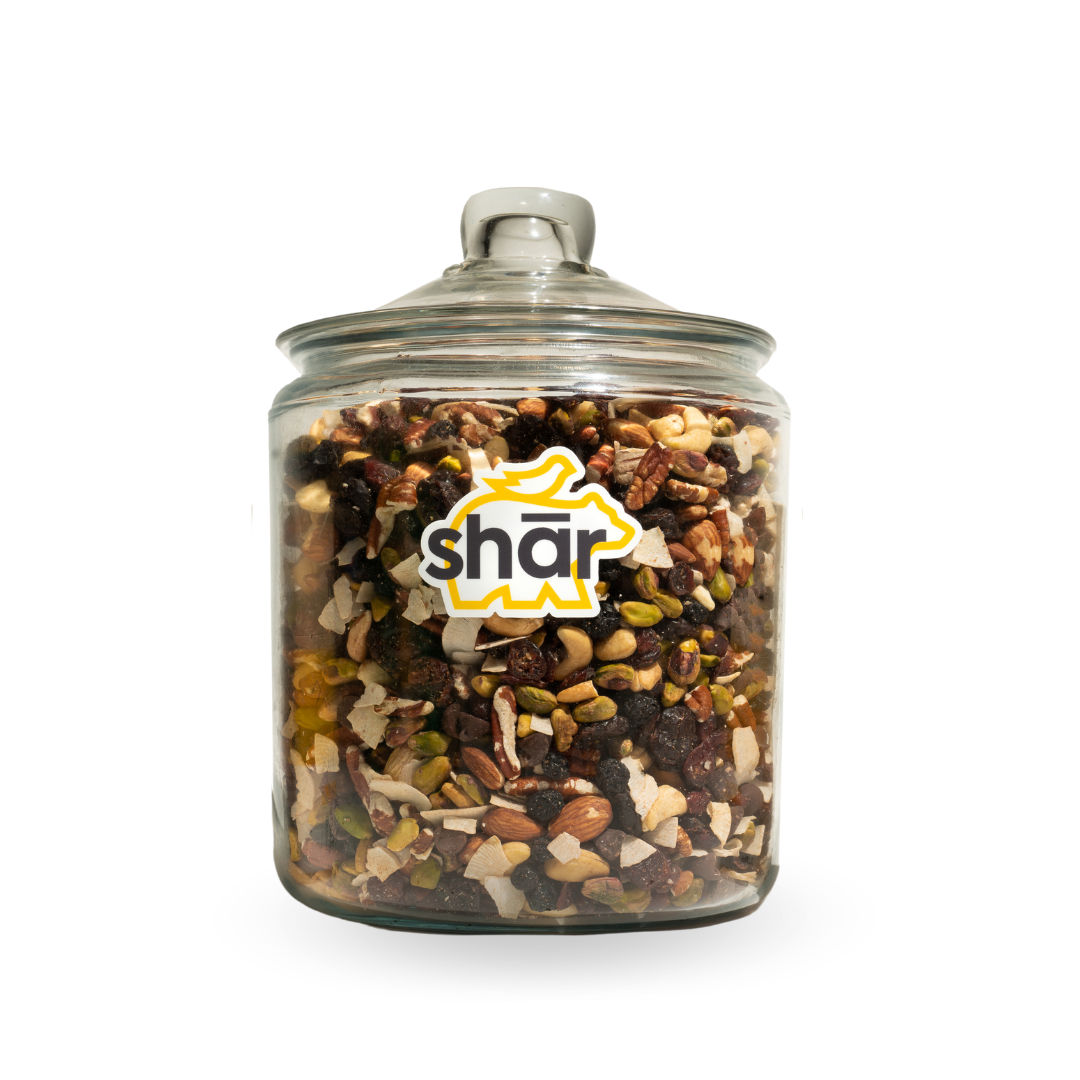 4.5 lb REFILLABLE JAR (COMES FULL) - SHĀR ACCESSORIES – Shār Snacks